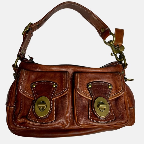 Coach | Bags | Vintage Coachy2k Legacy F630328 Whiskey Brown Leather ...
